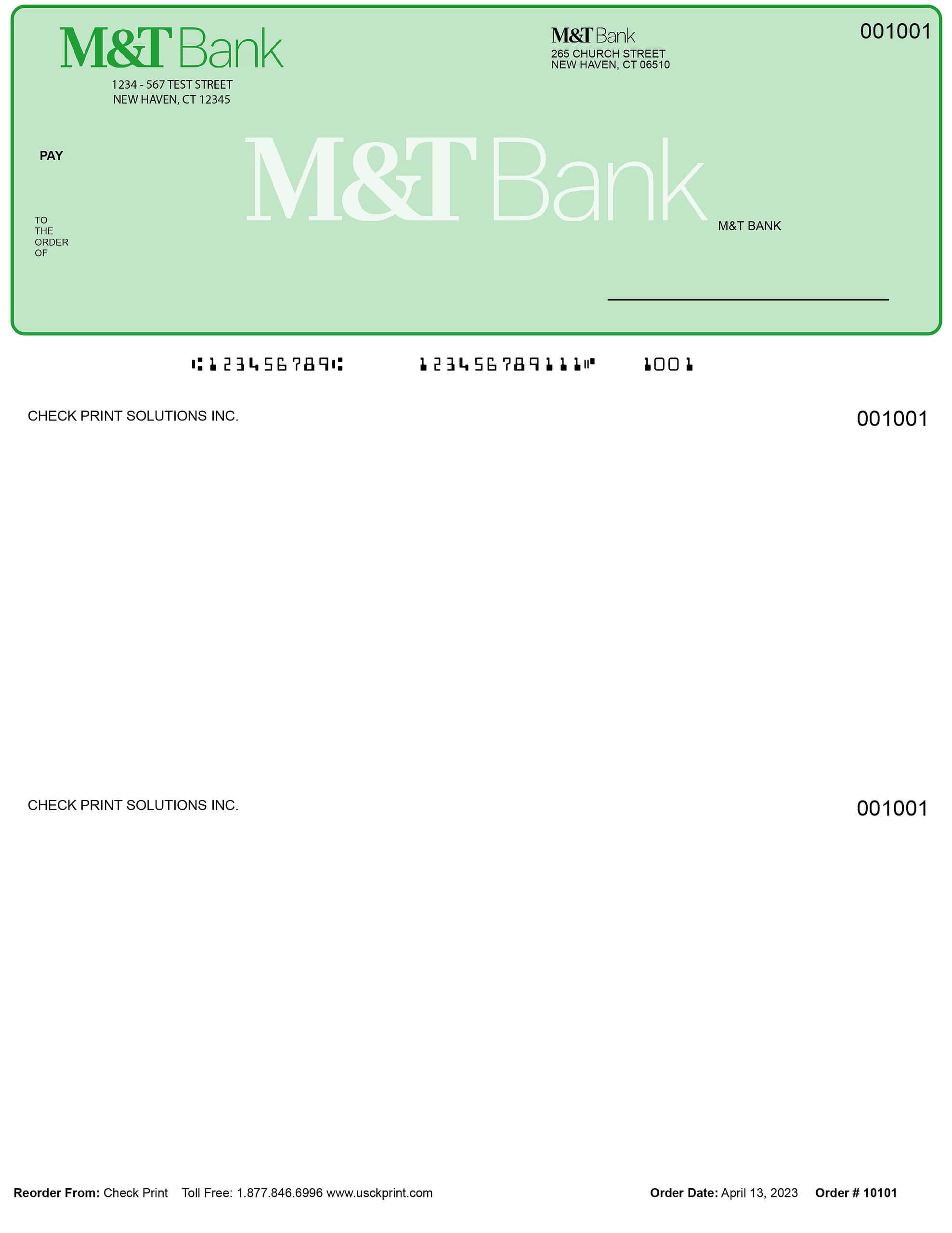 M&T Bank Checks - Order Checks Online - Check Print M&T Bank Checks - Order Checks Online - Check Print